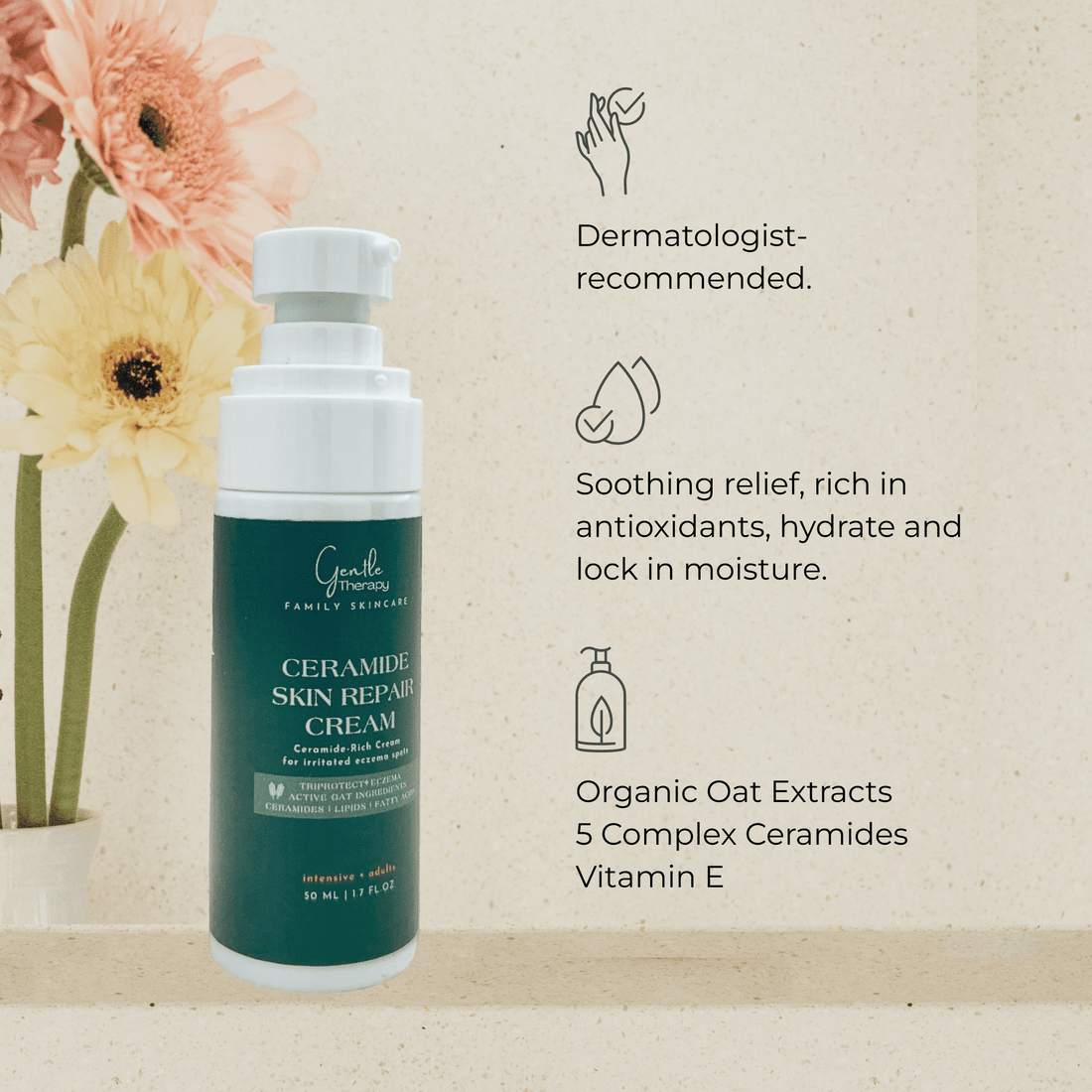 Ceramide Skin Repair Cream – Gentle Therapy